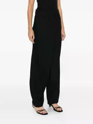 CARLA G. Pleated Palazzo Trousers