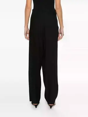CARLA G. Pleated Palazzo Trousers