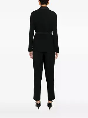 CARLA G. Notched-lapel Belted Jacket