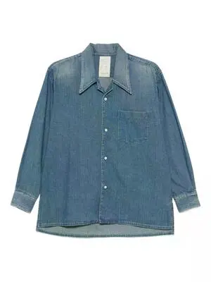 KURO Chest-pocket Denim Shirt