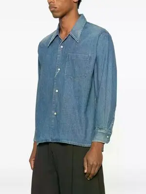 KURO Chest-pocket Denim Shirt
