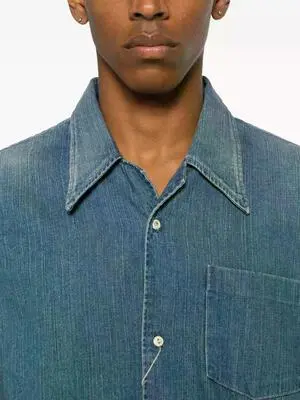 KURO Chest-pocket Denim Shirt
