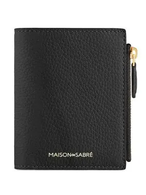 MAISON DE SABRE Leather Bi-fold Wallet - Black