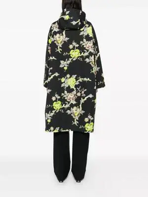 PSOPHIA Floral-print Hooded Parka