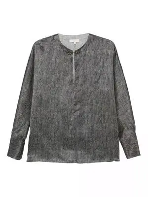 Antonelli Firenze Bigné Herringbone Blouse