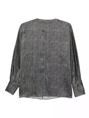 Antonelli Firenze Bigné Herringbone Blouse
