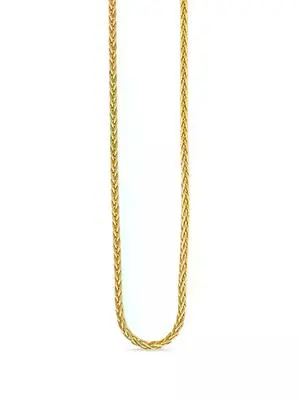 AZLEE 18k Yellow Wheat Chain Necklace
