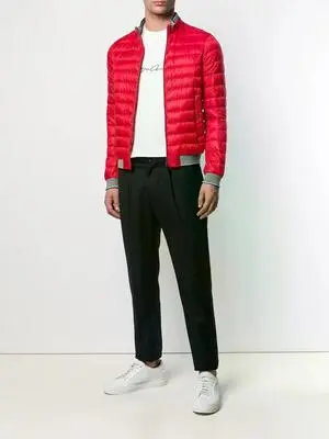 Herno Quilted High Neck Jacket - Red