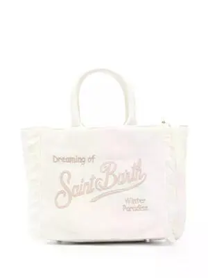 MC2 SAINT BARTH Mini Vanity Tote Bag - White