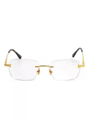 TOM FORD Rectangle Glasses - Gold