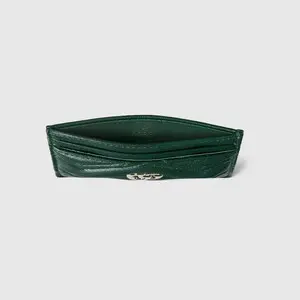 Gucci Gg Marmont Card Case Leather - Green