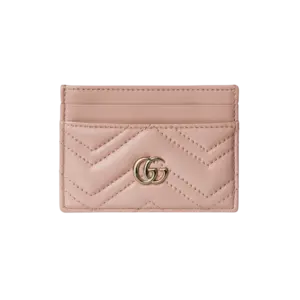 Gucci Gg Marmont Card Case Leather - Beige