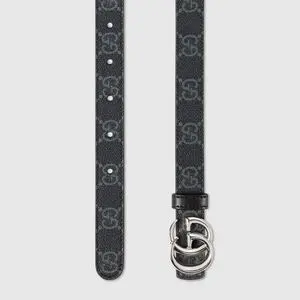 Gucci Reversible Gg Marmont Thin Belt