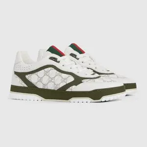Gucci Re-web Leather Sneaker - White