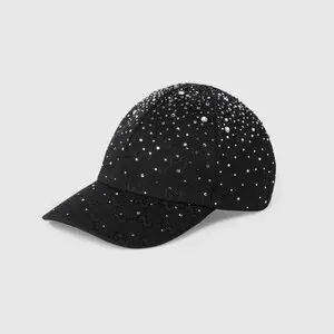 Gucci Gg Canvas Baseball Hat - Black