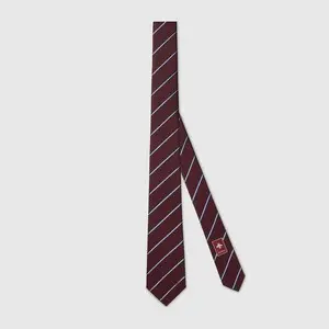 Gucci Silk Jacquard Neck Tie - Red