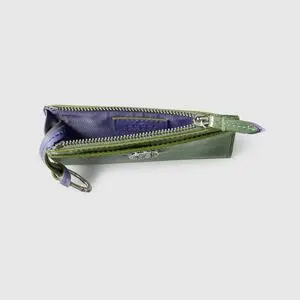 Gucci Gg Marmont Zip Key Pouch Leather - Green