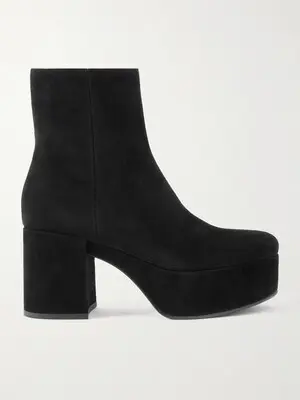 GIANVITO ROSSI Sally 75 Suede Ankle Boots