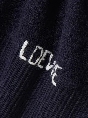 Loewe Embroidered Wool Sweater