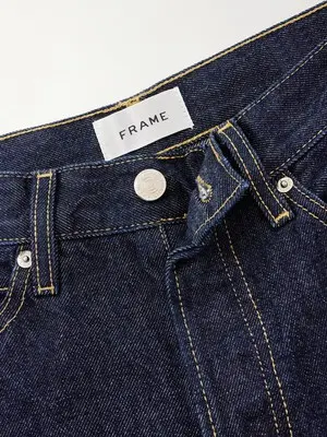 FRAME The Vertical High-rise Straight-leg Jeans