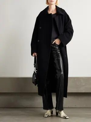 FRAME Rodeo Croc-effect Leather Flared Pants