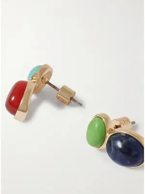 ROXANNE ASSOULIN Gold-tone Multi-stone Earrings