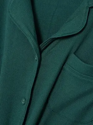 SKIMS Soft Lounge Rib Sleep Set - Green