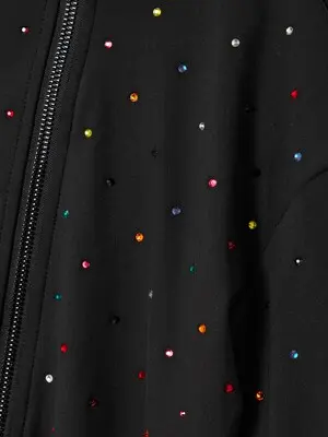Goldbergh Clair Crystal-embellished Half-zip Top