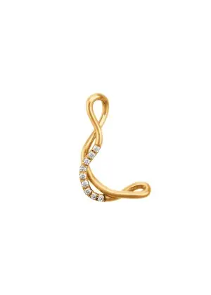Charlotte Chesnais 18kt Diamond 'l' Necklace - Gold