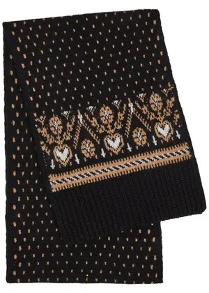 Khaite Lucerne Cashmere Scarf - Black