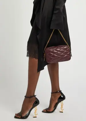 Saint Laurent Small Quilted Leather Camera Bag