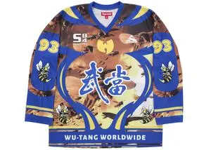Supreme Wu Tang Clan Hockey Jersey - Blue