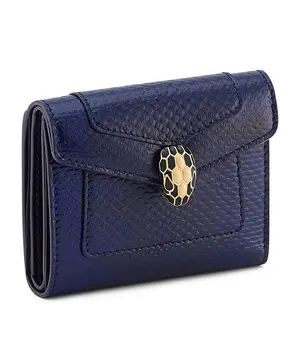 Bvlgari Textured Wallets For Women