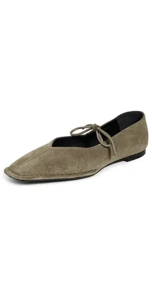 Alohas Tie Fastening Flats For Women