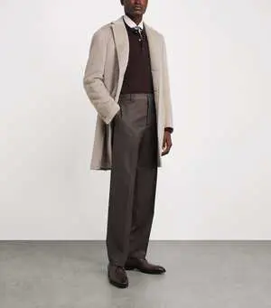 Canali Alpaca-wool Overcoat