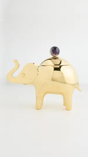 Jonathan Adler Brass Elephant Box