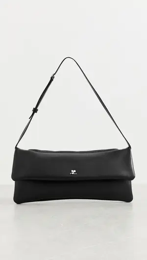 COURREGES Cuff Leather Clutch