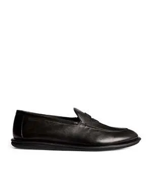 Giorgio Armani Embroidered Shoes For Men
