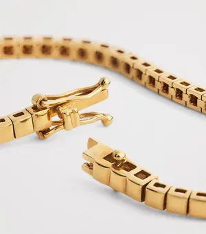 JENNIFER MEYER 18k Yellow Square Link Tennis Bracelet