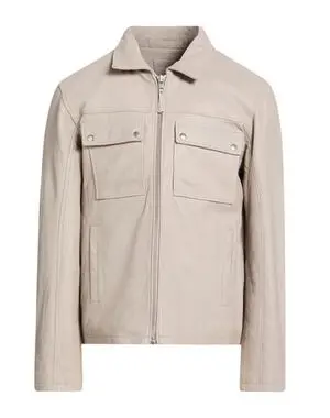 Bolongaro Trevor Leather Jacket - Beige