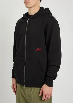 MALBON Logo-embroidered Cotton Sweatshirt