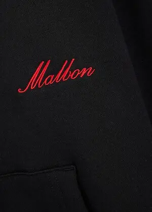 MALBON Logo-embroidered Cotton Sweatshirt