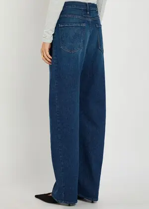 MOTHER The Full-pipe Skimp Barrel-leg Jeans - Blue