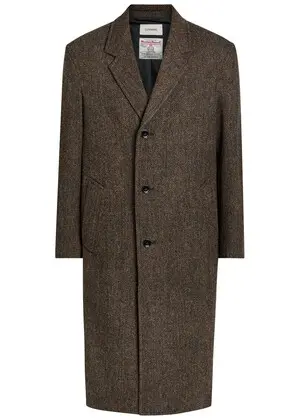 LEMAIRE Chesterfield Herringbone Wool Coat