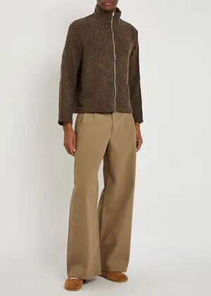 Our Legacy Bridge Wide-leg Chino Trousers - Khaki
