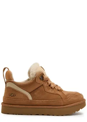 UGG Lowmel Panelled Suede Sneakers - Tan