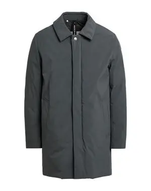 Mackintosh Single-breasted Coat With Lightweight Padding - Grey