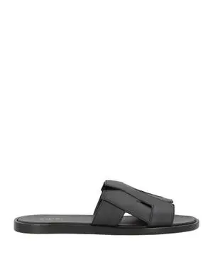 Amiri Pebbled Leather Slide Sandals