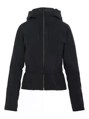 Aztech Mountain Hooded Belted Jacket - Black