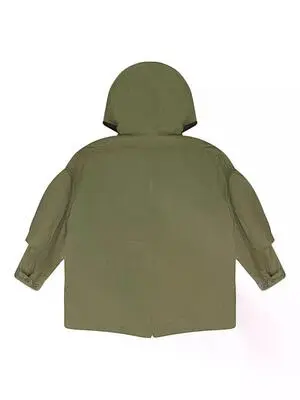 WHO DECIDES WAR Window-pocket Parka